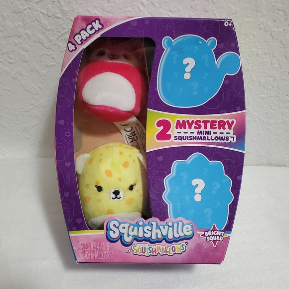 Squishmallows | Toys | Nwt Squishville 4 Pack Bright Squad ...